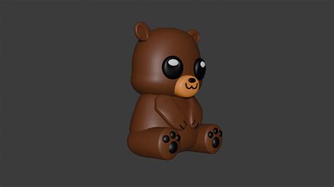 Free Stl File Cuddly Bear 🐻 ・model To Download And 3d Print・cults