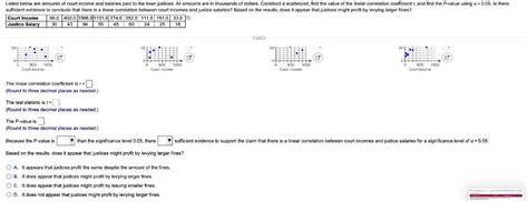 solved use the given data set to complete parts a through