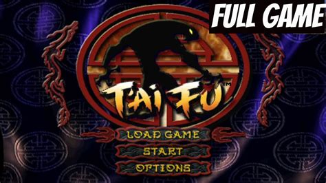 Tai Fu Wrath Of The Tiger Ps1 Full Game Playthrough Youtube