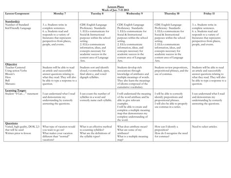 6th Grade Lesson Plans