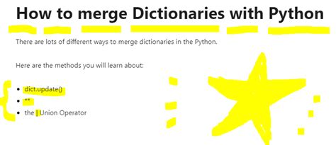 How To Merge Dictionaries With Python Python Programming