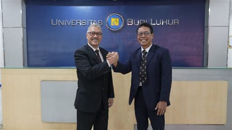 Universitas Budi Luhur Lantik Rektor Baru Prof Dr Agus Setyo Budi Msc Universitas Budi