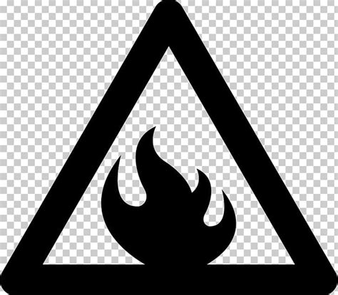 Combustibility And Flammability Symbol Sign Flammable Liquid Png Clipart Black And White