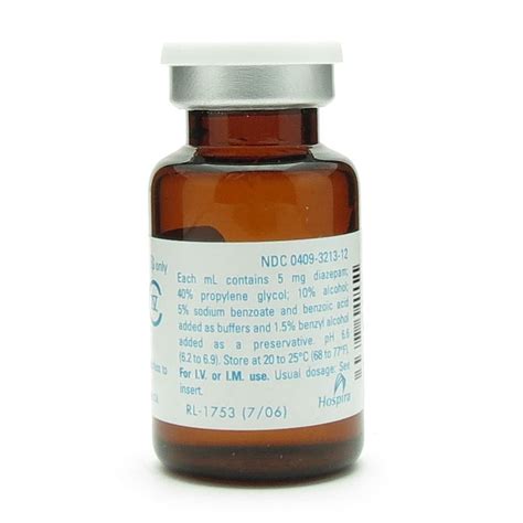Diazepam Injection 5 Mgml Multiple Dose Vial 10 Ml Each Mcguff