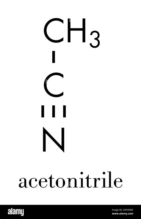 Acetonitrile Structure