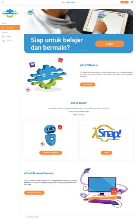 1 Desain Uiux Landing Page Ecraft2learn Download Scientific Diagram