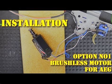 Technique Installation Option No Electric Brushless Motor System ENG Sub YouTube