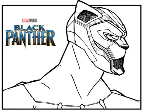 Marvel Black Panther Coloring Page Artofit