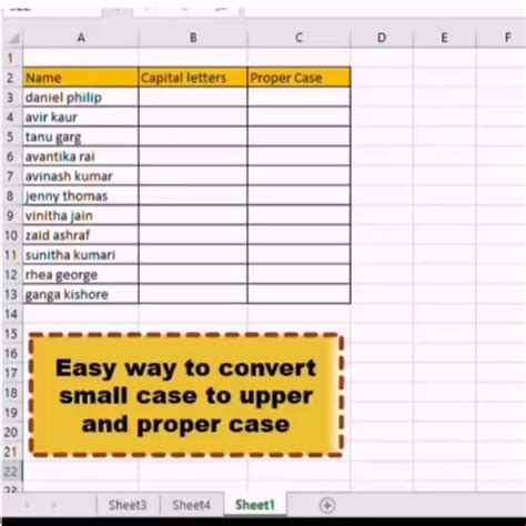 easy way to convert into proper and upper case excelformula trending