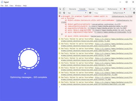 Signal Desktop On Windows Bit Quietly Throws Uncaught In Promise TypeError Number
