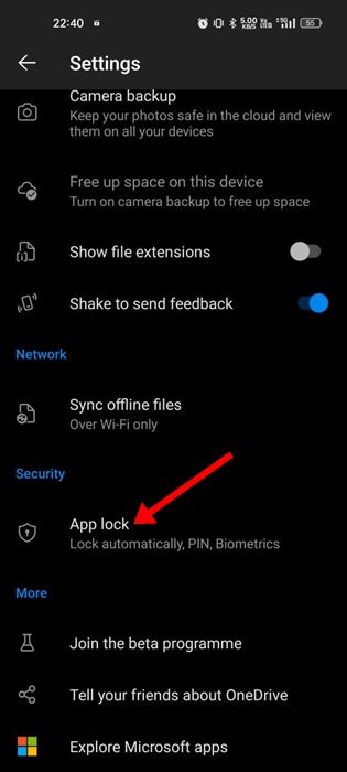 How To Add Passcode To Onedrive App Android And Iphone