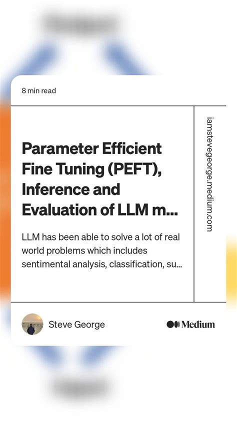 Steve George On Linkedin Fine Tuning Llm Model Using Peft
