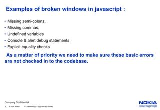Js Coding Standards PPT