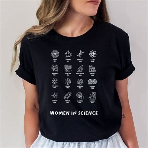 Women In Science Tee Shirt Women Stem Shirt T For Girl Scientist