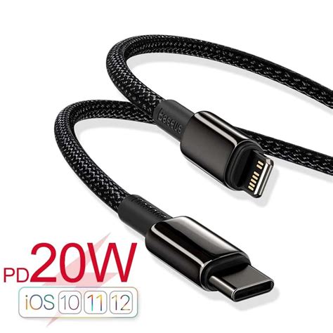 Baseus Tungsten Gold Fast Charging Data Cable Type C To Ip Pd 20w Daraz Lk