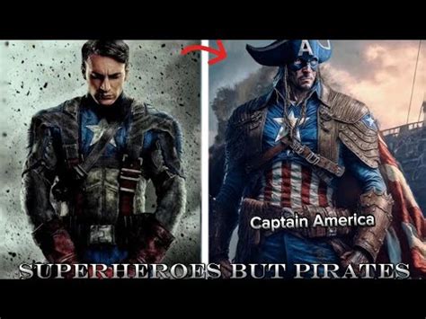 Superheroes As Pirates 💥 Marvel And Dceu All Characters 🔥 Avengers As