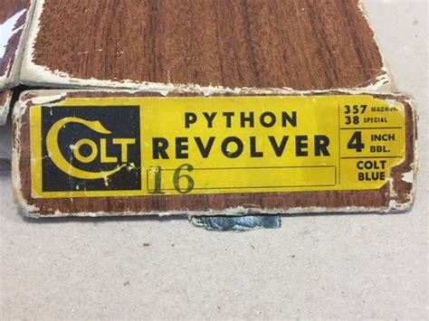 Do You Have Colt Python Ser 56441 1966 I Have The Box And Will Mail It To You Colt Forum