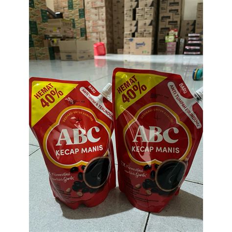 Jual Kecap Manis Abc Pouch 825gr Shopee Indonesia
