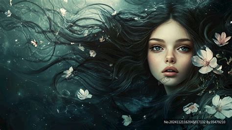 Ai创作图梦幻少女插画 梦幻女孩插画 女孩插画封面插画 插画梦幻女孩 蓝色女孩插画 写实人物插画 唯美女孩插画封面 唯美女孩壁纸 高清女孩壁纸 唯美女孩插画 梦幻唯美蓝色系少女 唯美美女插图