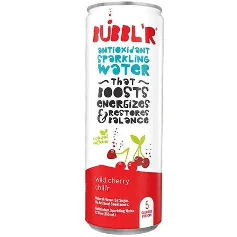 Bubblr Wild Cherry Chiller Bold And Juicy Sparkling Water
