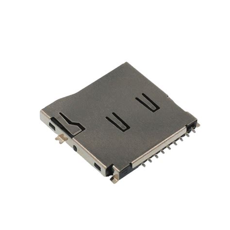 China Micro Sd Push Smt T Flash Type External Welding Double Tablets 9p