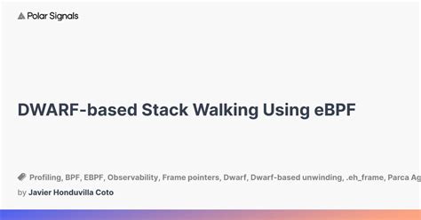 Dwarf Based Stack Walking Using Ebpf Ropensource