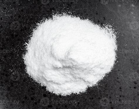 view of pile of dextrose sugar close up on black 10246491 Stock Photo ...