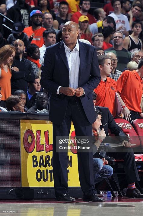 Head Coach Craig Robinson Of The Oregon State Beavers Watches The