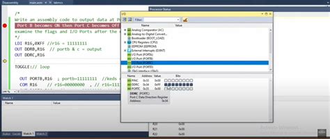 Ports And Flags In Atmega Microcontroller Using Atmel Studio