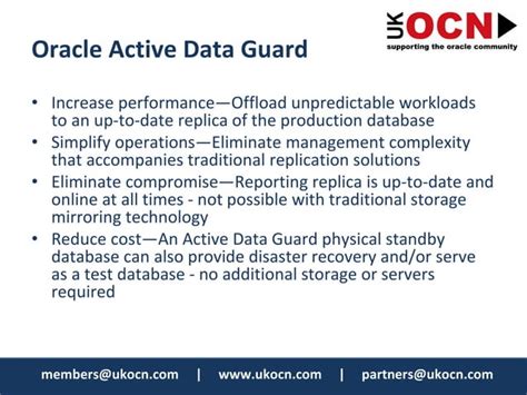 Oracle Database Database Options Ppt