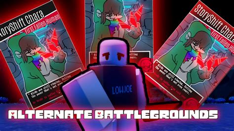 Storyshift Chara Ssc Showcase Alternate Battlegrounds Youtube