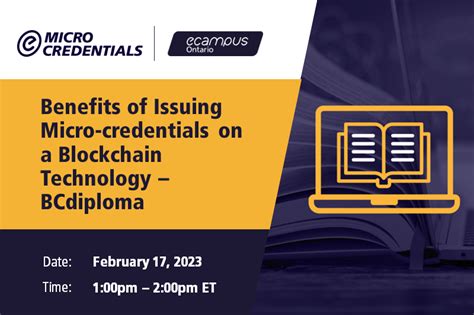 Free Webinar Benefits Of Issuing Micro Credentials On A Blockchain