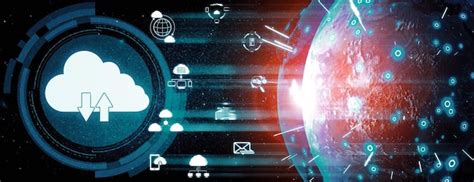 Premium Photo Cloud Computing Technology And Online Data Storage For Business Network Uds