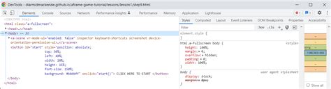 Lesson 2 Beginnings Of A Game Aframe Game Tutorial