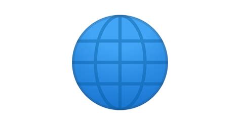 Globe With Meridians Emoji