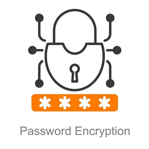 Password Encryption And Security Icon Concept 42062104 Vector Art At Vecteezy