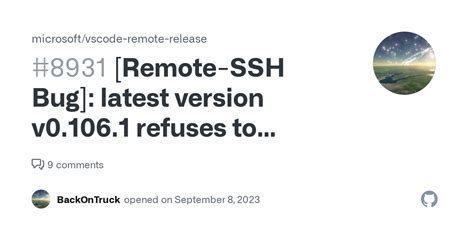 Remote Ssh Bug Latest Version V01061 Refuses To Download Vs Code Server Locally · Issue