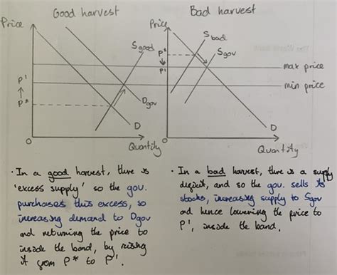 buffer stock schemes flashcards quizlet