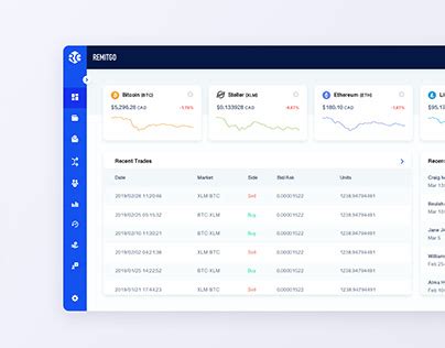 Money Transfer And Exchange Web App UI UX Design Images Behance