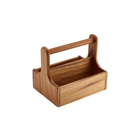 Medium Dark Wood Table Caddy Kendermar Distributors Limited Kdl