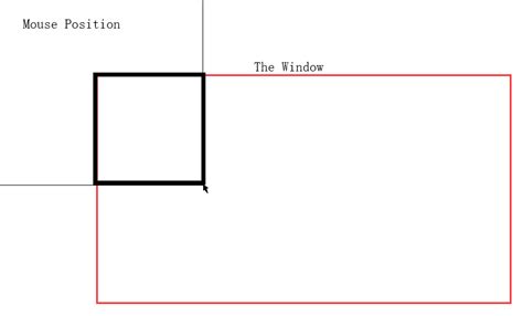 python getting cursor position inside of an application window