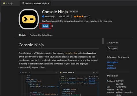 Console Ninja Vscode