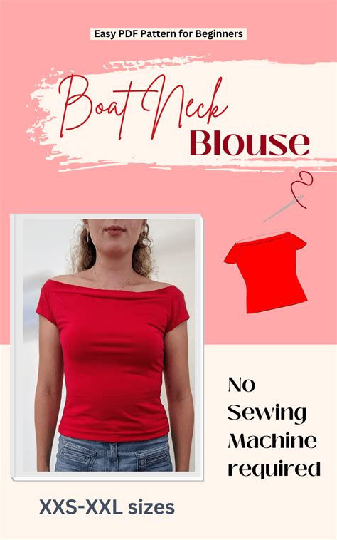 Simple Blouse Pattern For Beginners No Sewing Machine