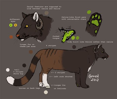 Fursona Ref Feral — Weasyl