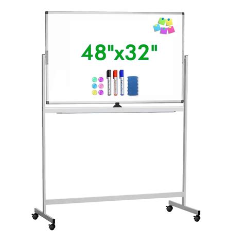 Maxtek 48x32 Rolling Whiteboard With Stand Electro Lifestyle
