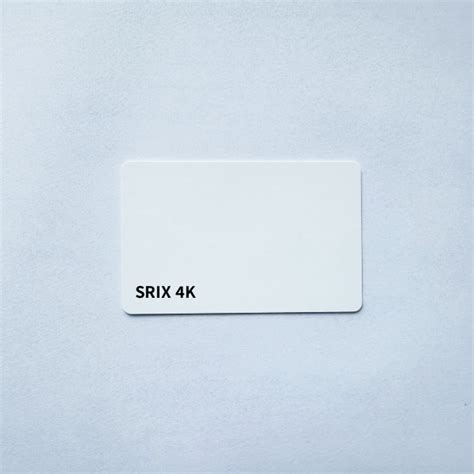13 56 MHz 4096 Bit EEPROM SRIX 4K Contactless Card Nicerfid Com