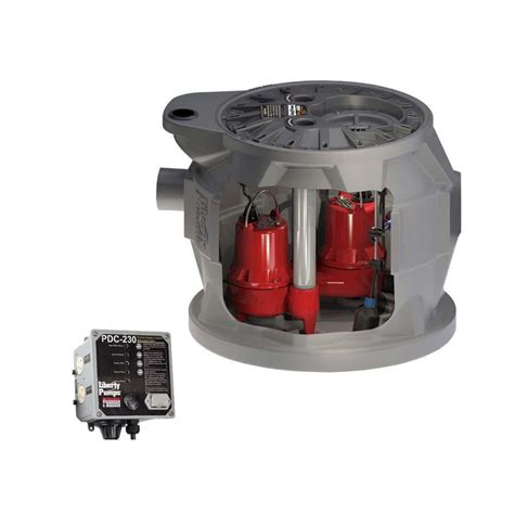 Liberty Pumps Pro680 Series 1 Hp Submersible Compact Duplex Effluent