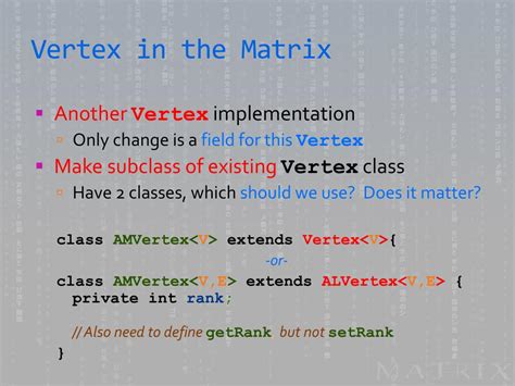 ppt lecture 30 adjacency matrix based graph powerpoint presentation
