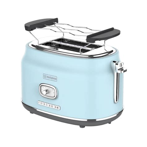 Westinghouse Retro Blue 2 Slice Toster Solis Plus
