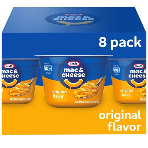 Kraft Original Mac And Cheese 8 Kks1 Ct Box 205 Oz Cups